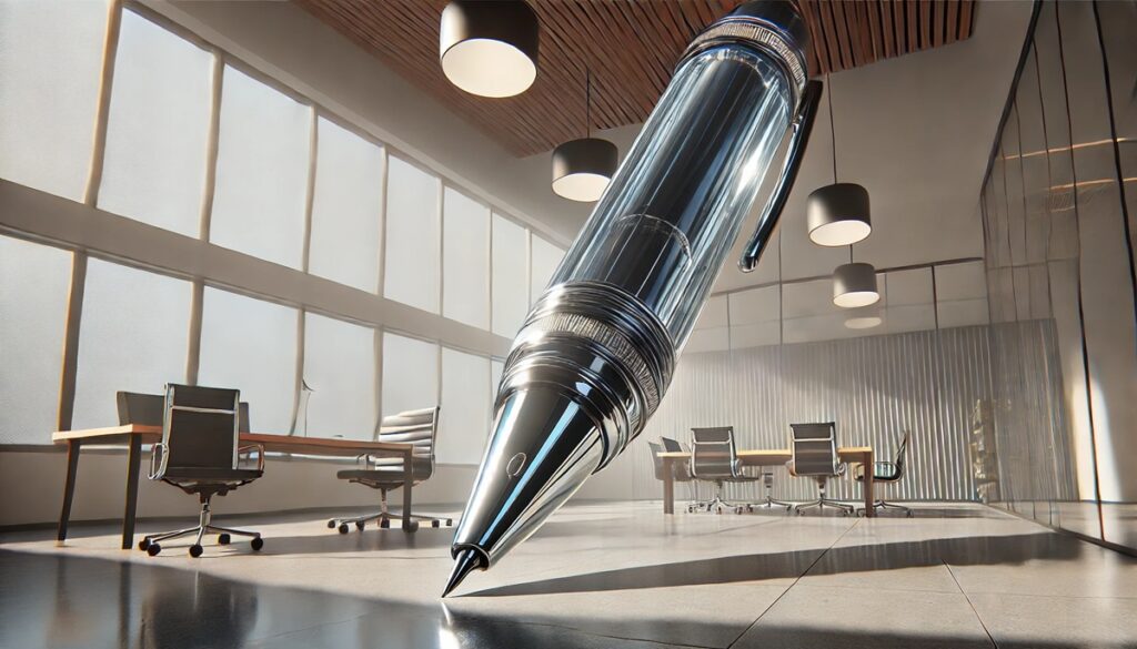 Giant Gel Pen Prop - WhiteClouds