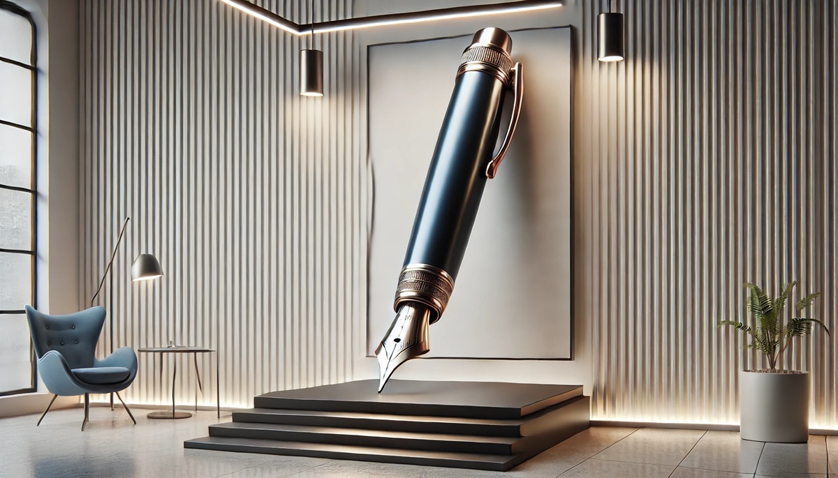 Giant Stylograph Pen Prop - WhiteClouds