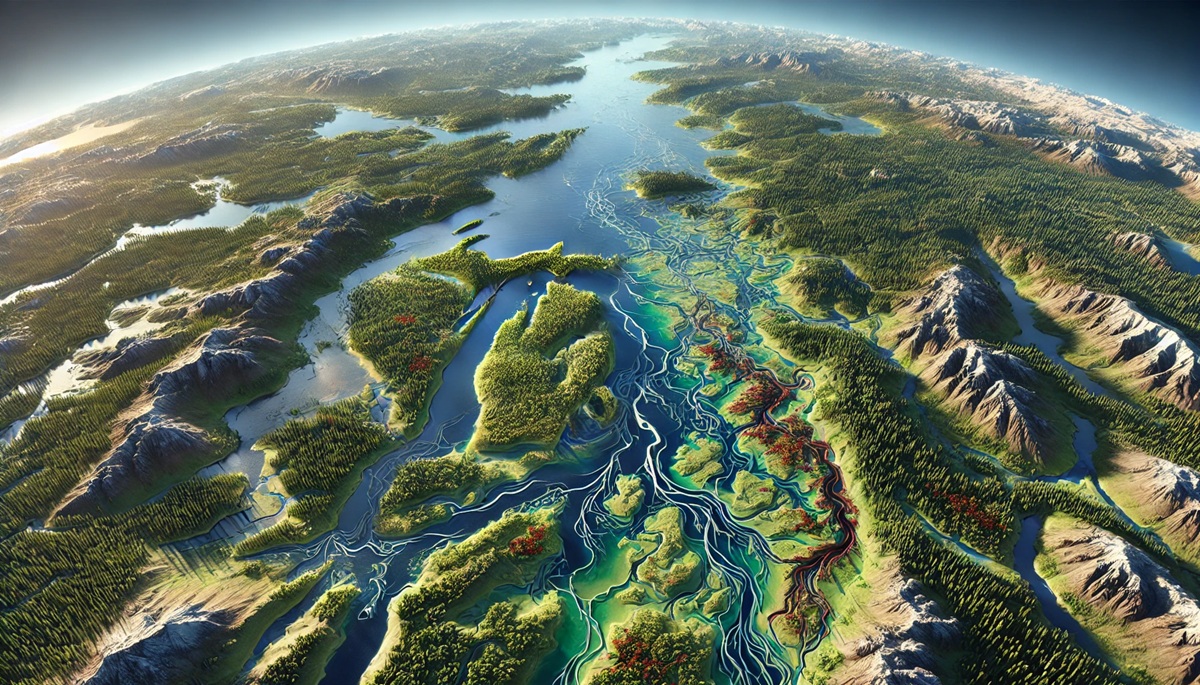 Lake Superior Watershed Map - WhiteClouds