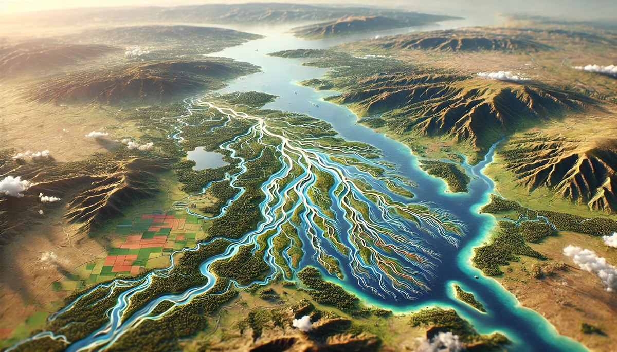 Lake Victoria Basin Watershed Map - WhiteClouds