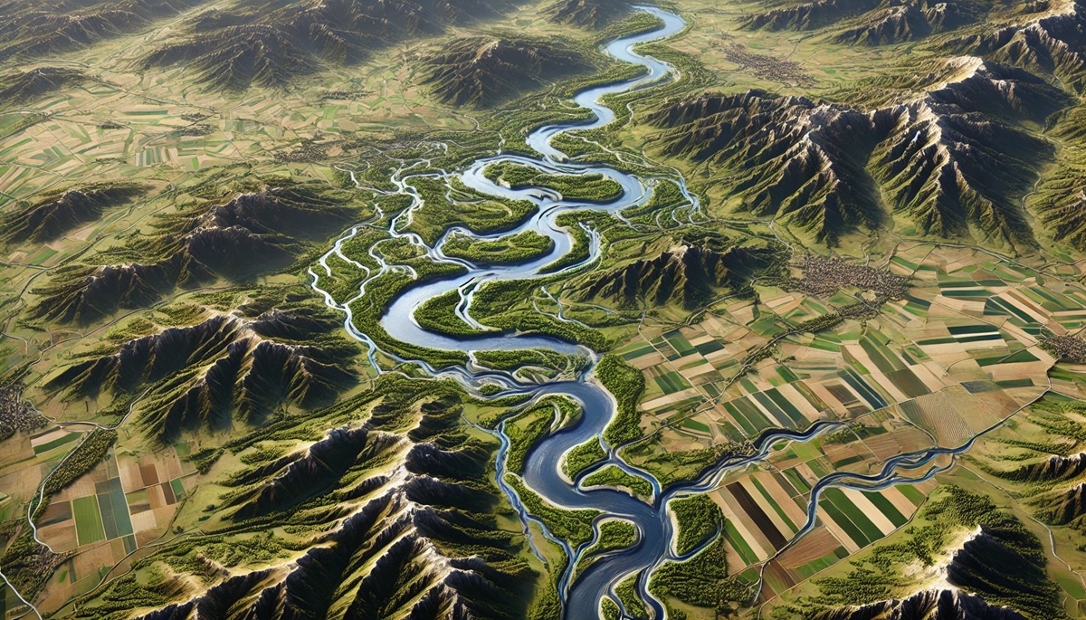Loire River Watershed Map - WhiteClouds