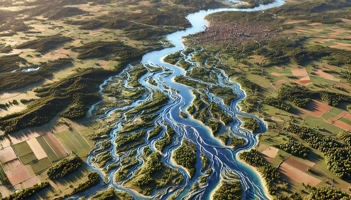 Oder River Watershed Map - WhiteClouds