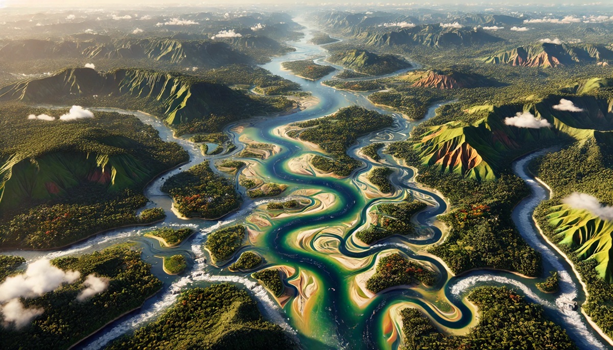 Orinoco River Watershed Map - WhiteClouds