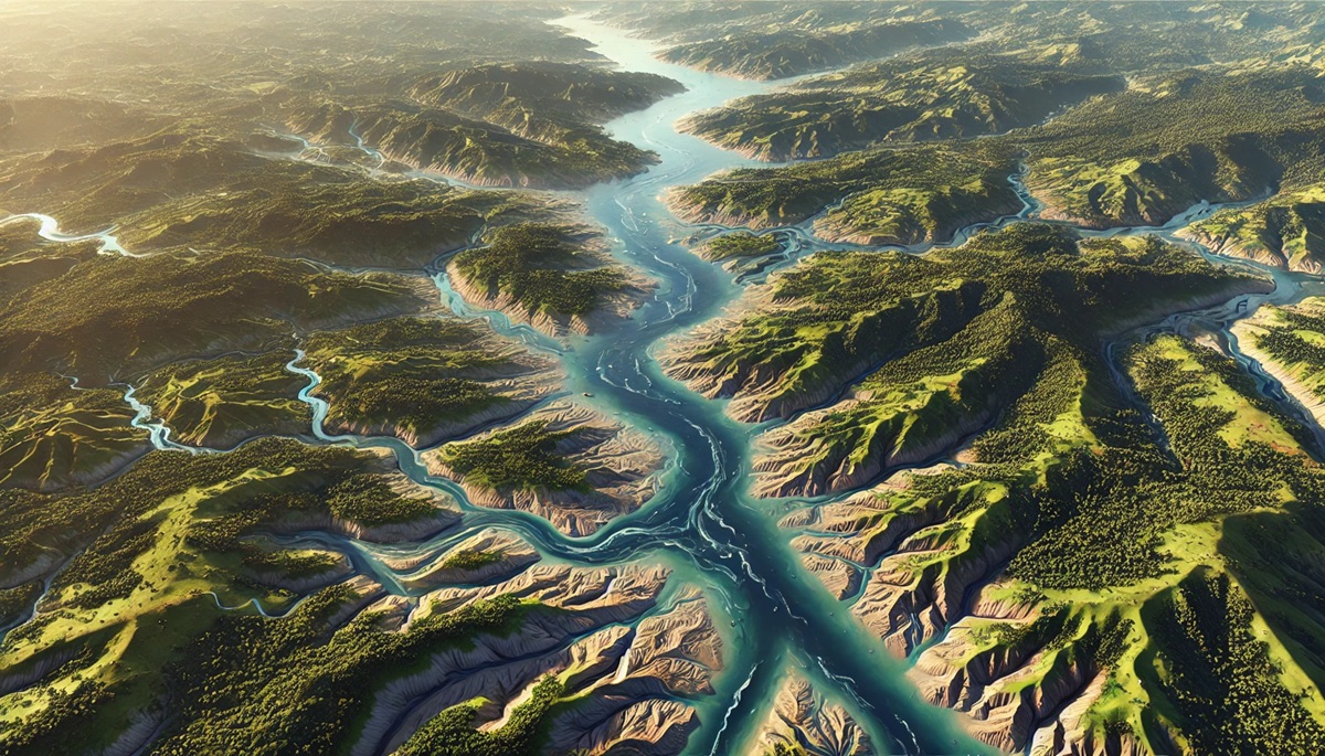 Paraná River Watershed Map - WhiteClouds