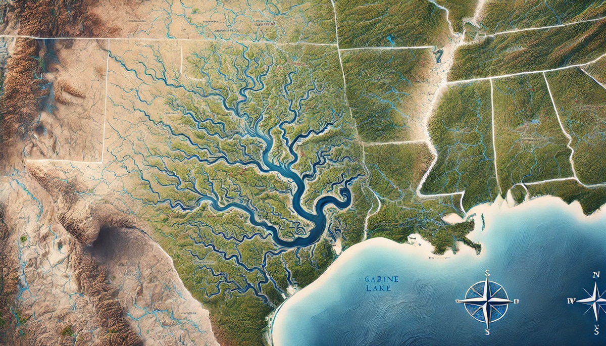 Sabine River Watershed Map - WhiteClouds