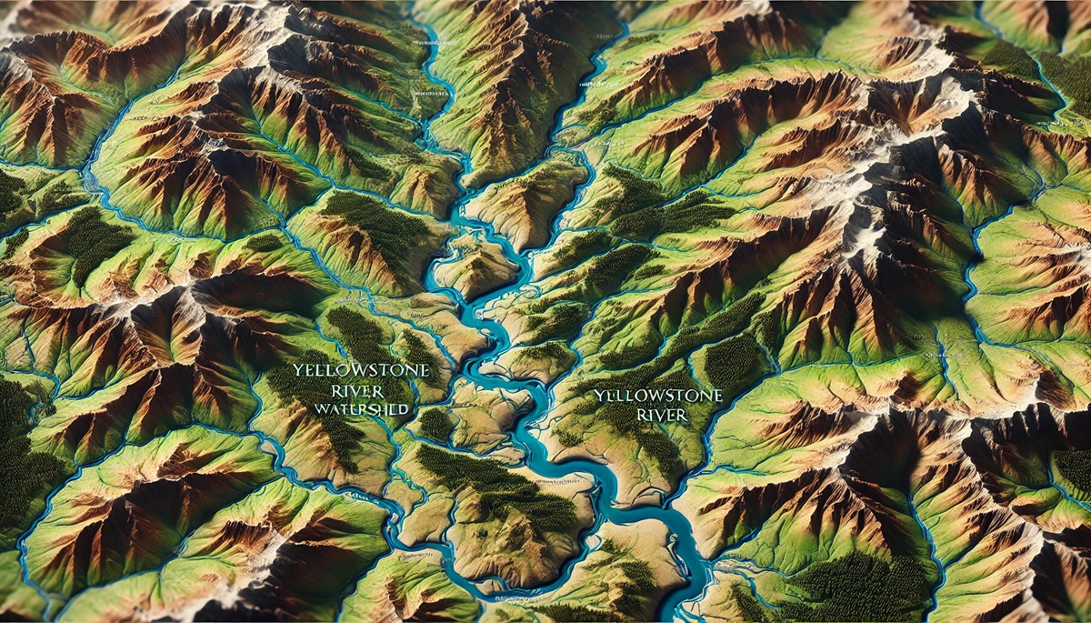 Yellowstone River Watershed Map - WhiteClouds