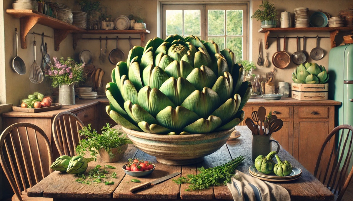 Giant Artichoke Prop - WhiteClouds