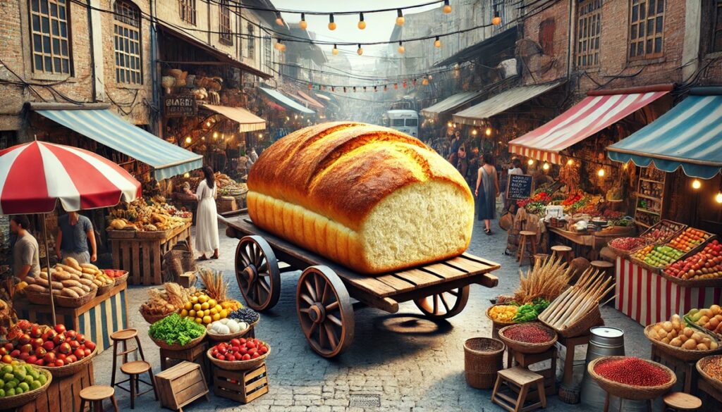 Giant Bread Prop - WhiteClouds