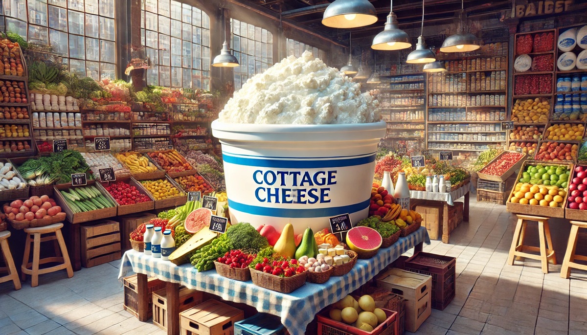 Giant Cottage Cheese Prop - WhiteClouds