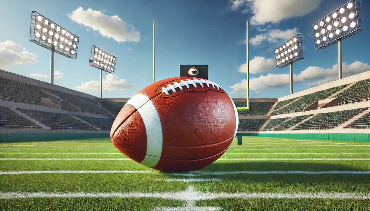 Giant Football Prop - WhiteClouds