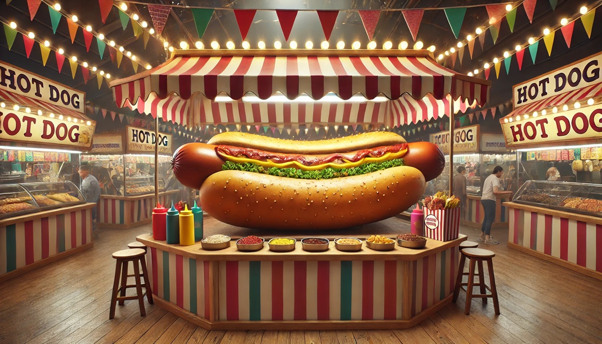 Giant Hot Dog Prop - WhiteClouds