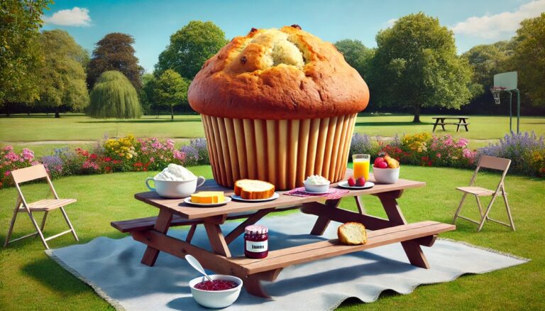 Giant Muffin Prop - WhiteClouds