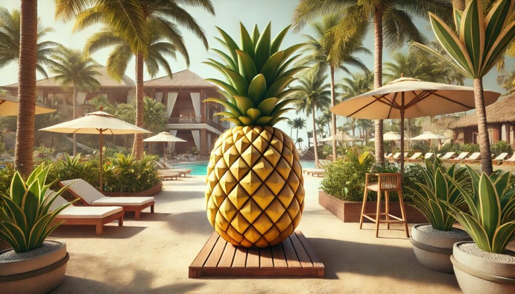 Giant Pineapple Prop - WhiteClouds