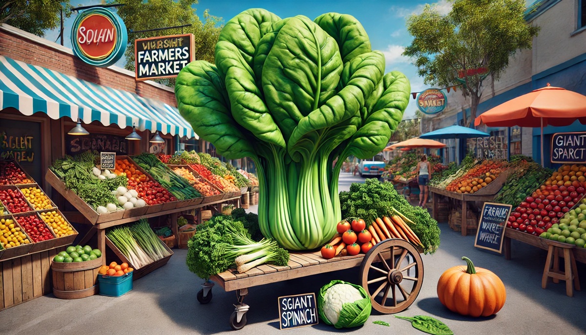 Giant Spinach Prop - WhiteClouds