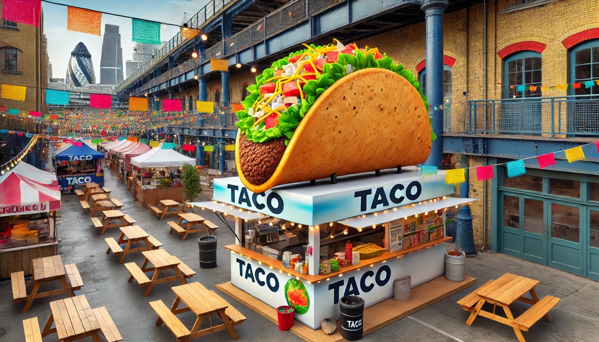 Giant Taco Prop - WhiteClouds