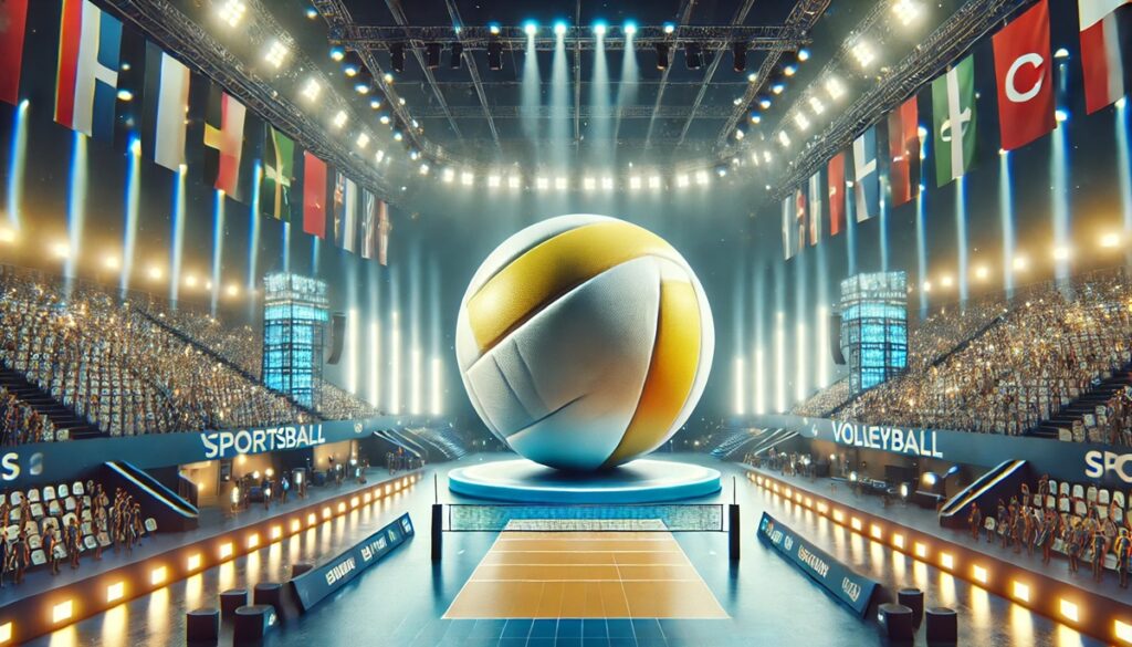 Giant Volleyball Prop - WhiteClouds