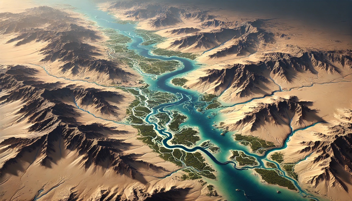 Libya Watershed Maps - WhiteClouds
