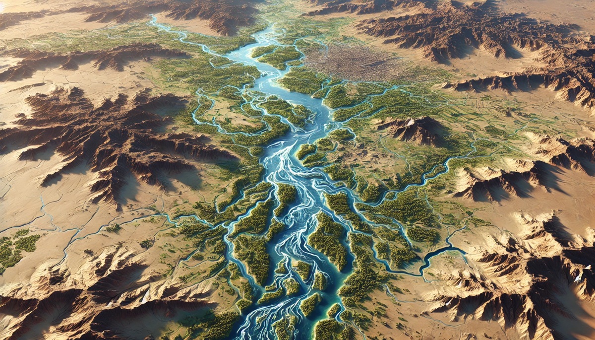 Mauritania Watershed Maps - WhiteClouds