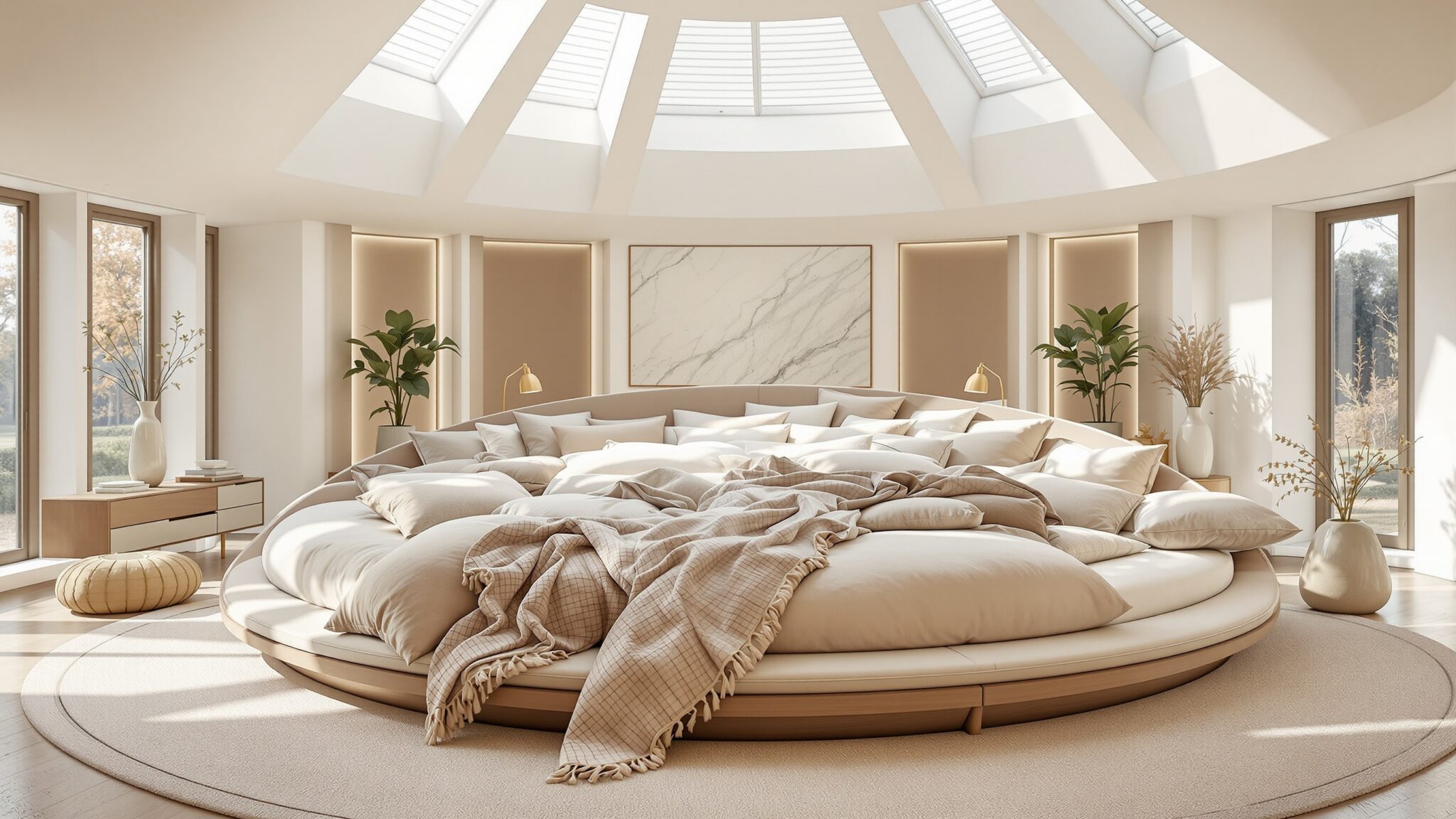 Giant Bed - WhiteClouds