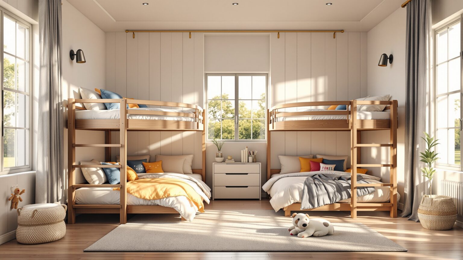 Giant Bunk Bed - WhiteClouds