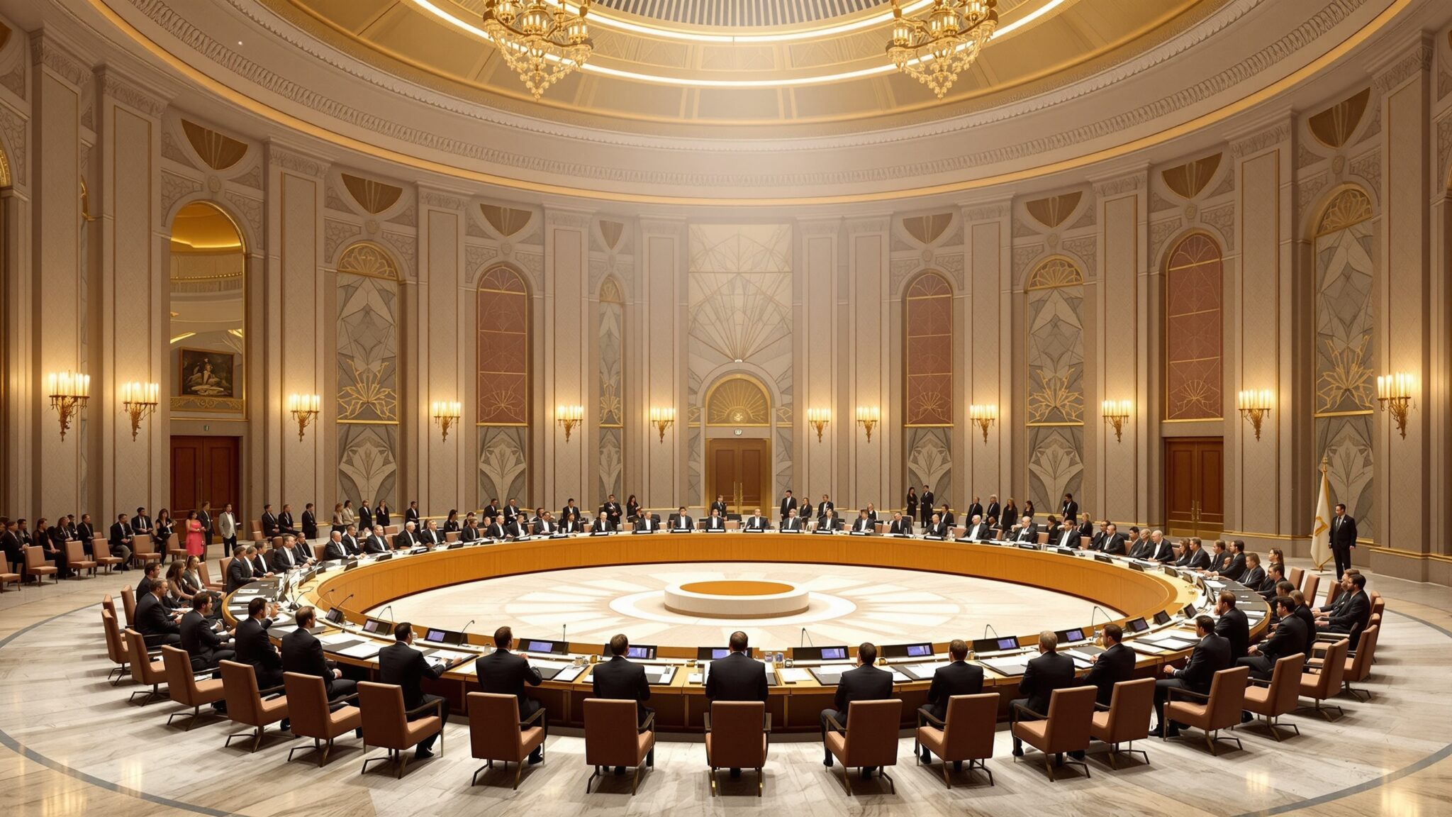 Giant Conference Table - WhiteClouds