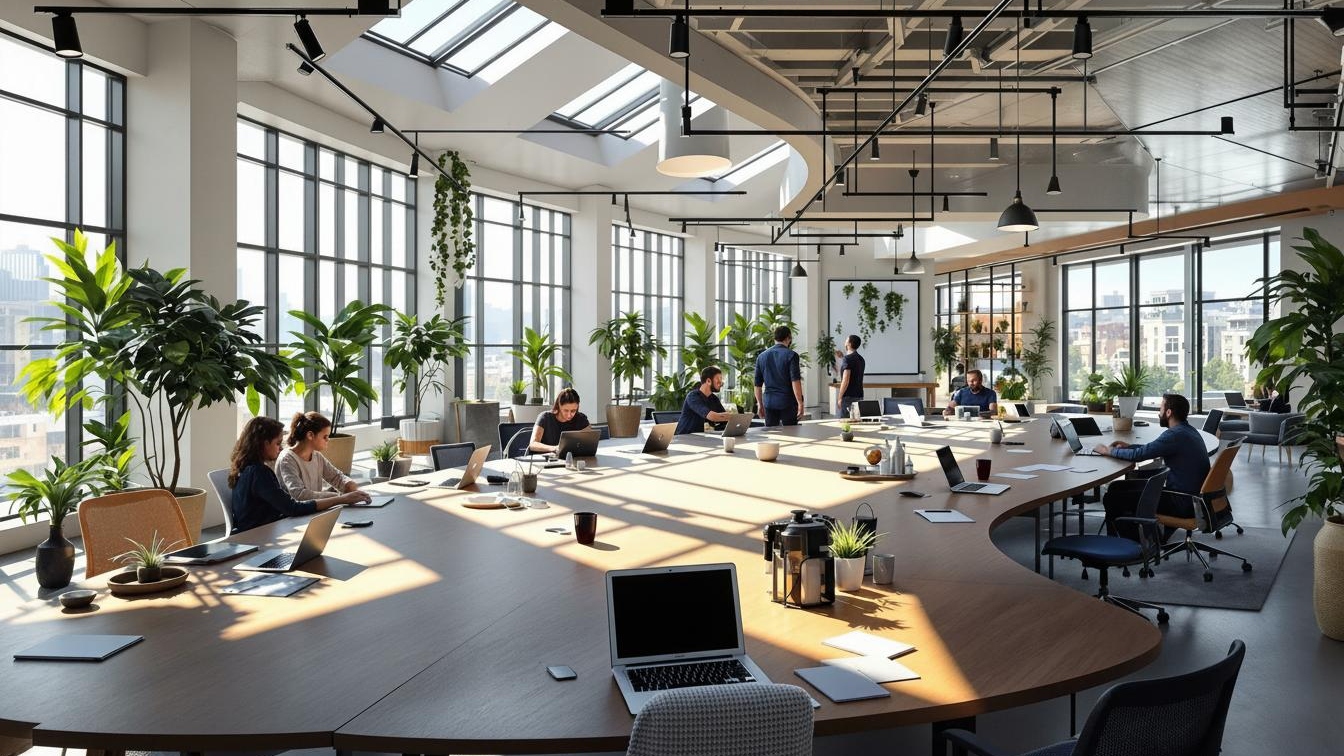Giant Desk - WhiteClouds