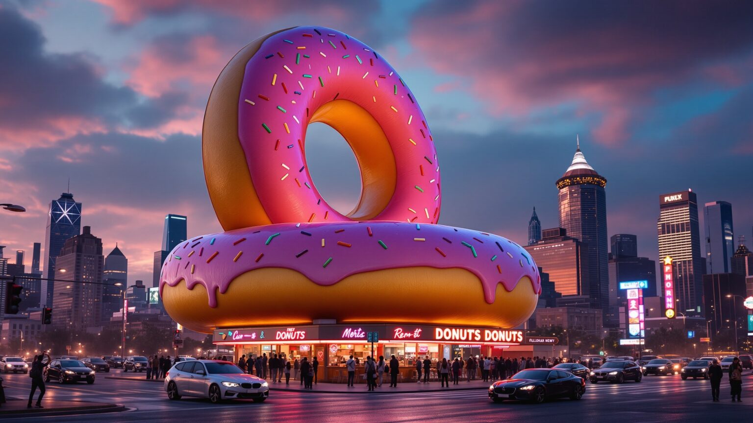 World's Largest Donut - WhiteClouds