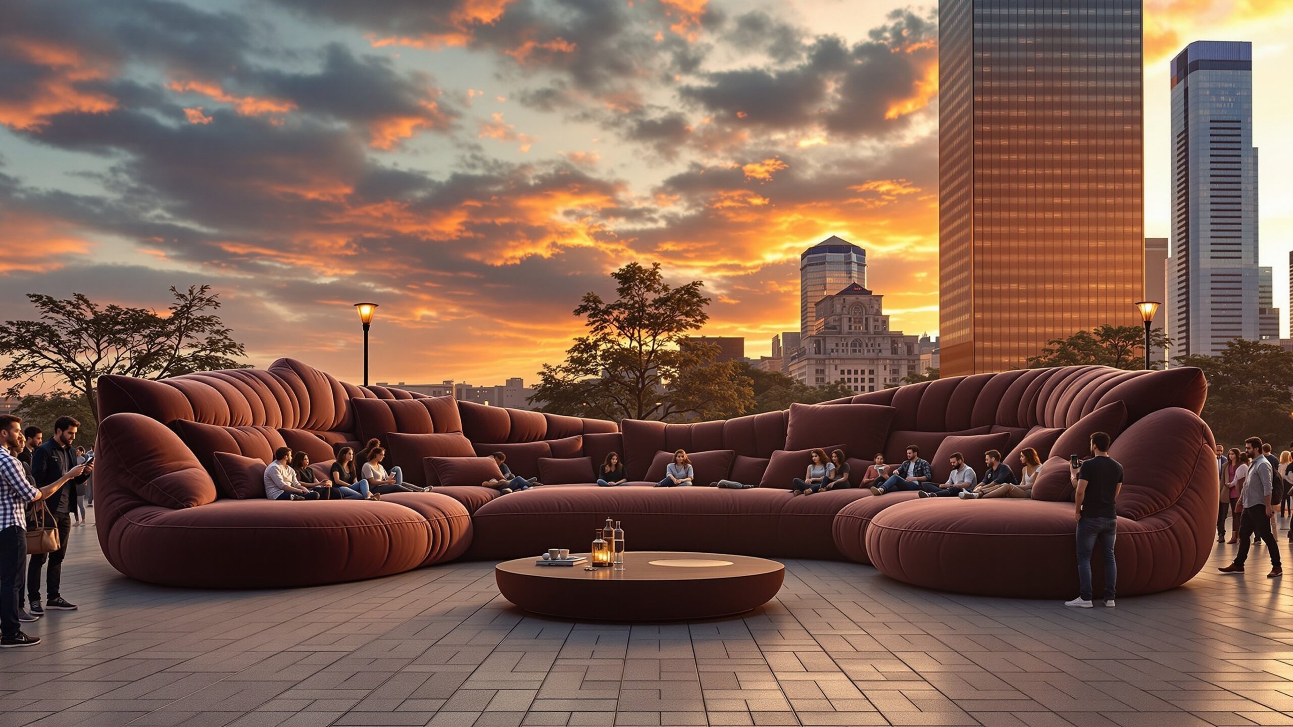 Giant Sofa - WhiteClouds