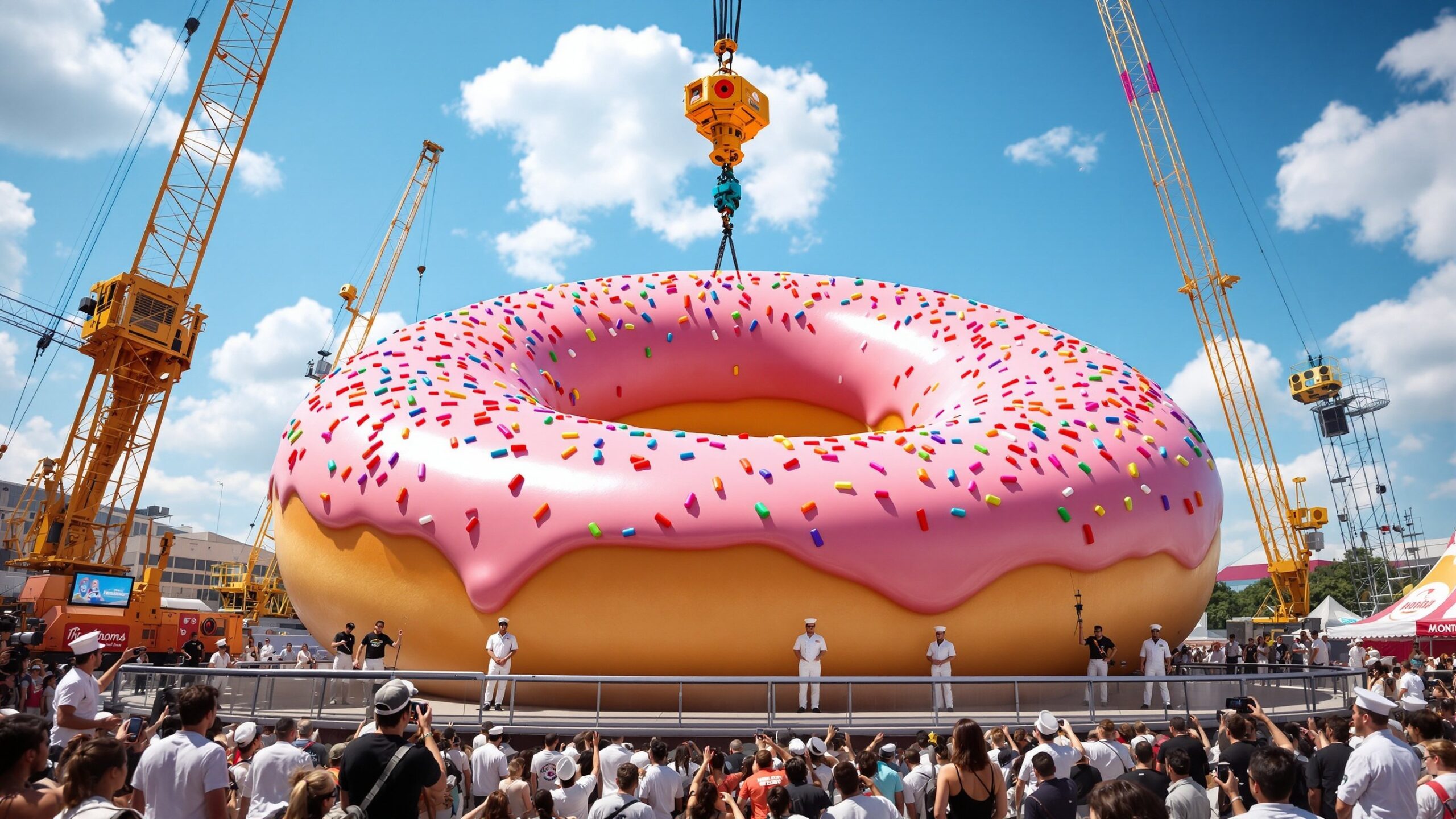 World's Largest Donut - WhiteClouds