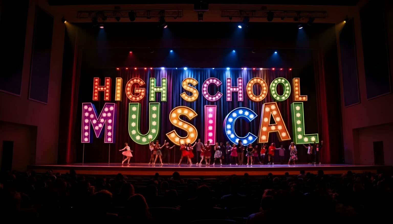 Foam Letters for School Plays and Musicals - WhiteClouds