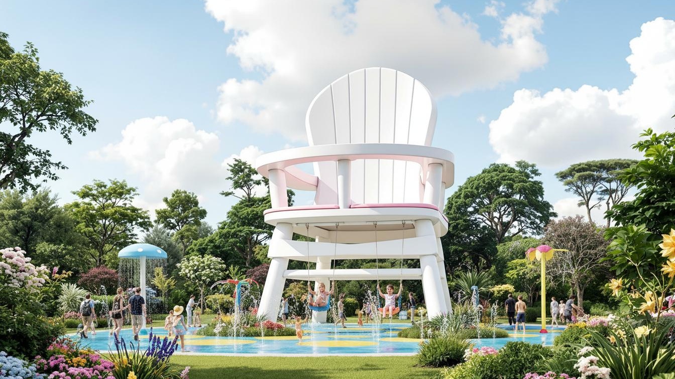 Giant High Chair - WhiteClouds