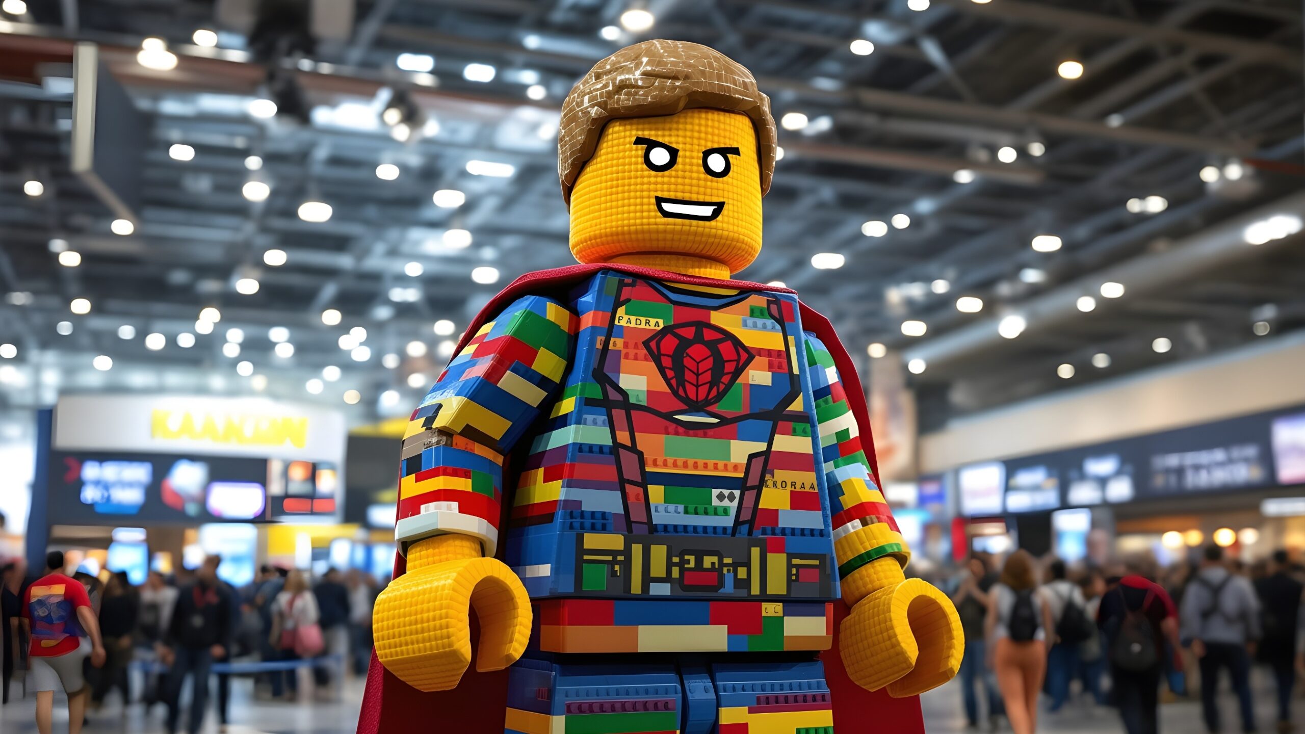 Giant Lego Statue - WhiteClouds
