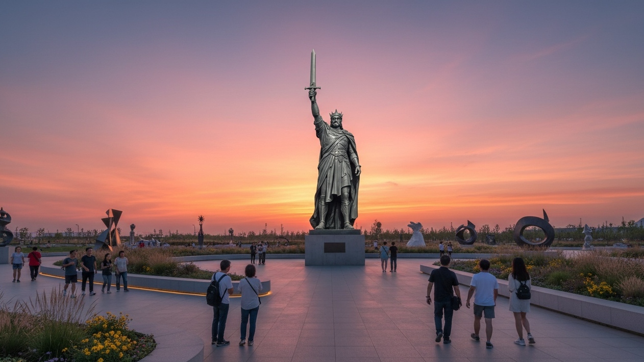 Giant Man Statue - WhiteClouds