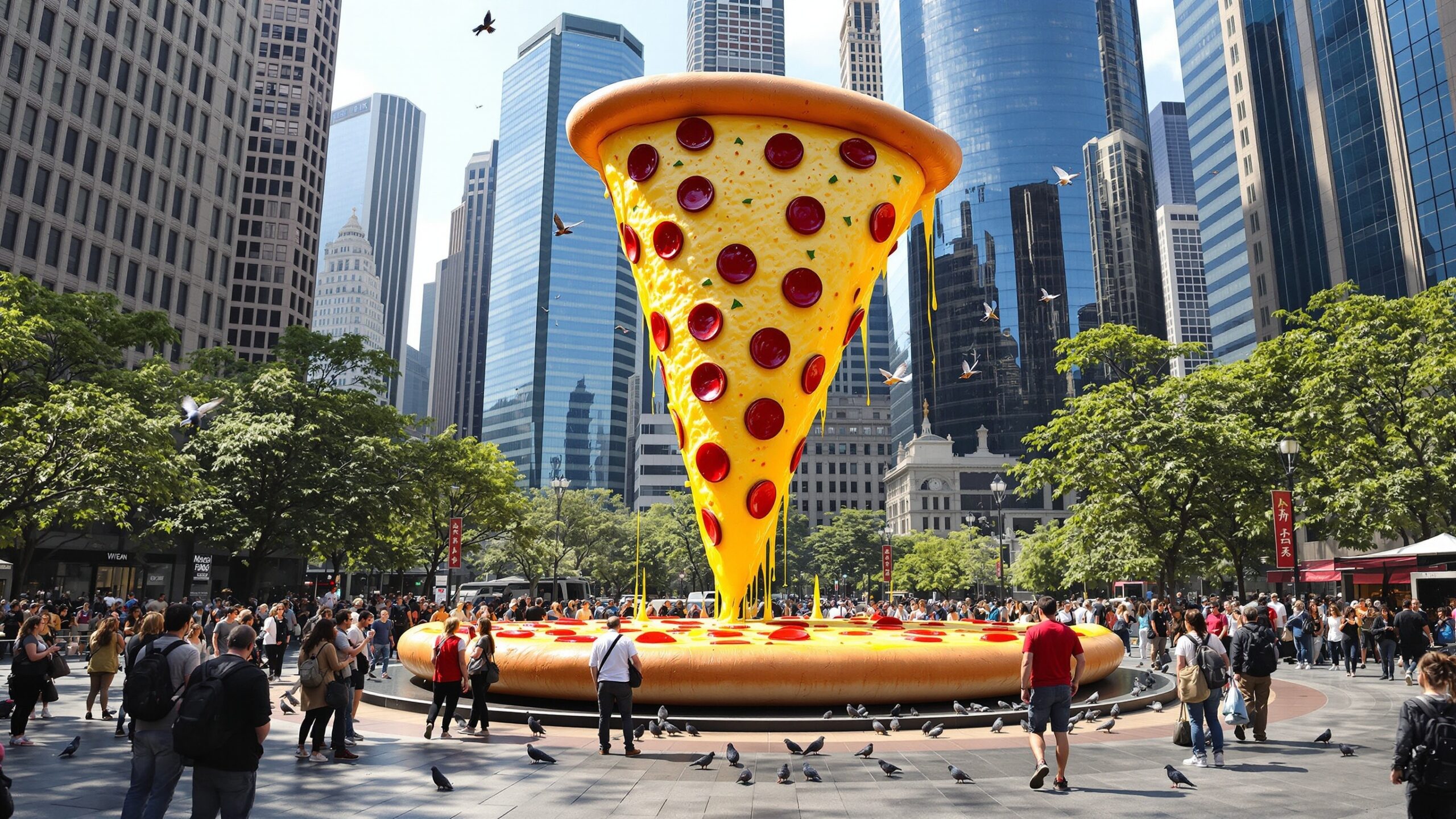 Giant Pizza Prop - WhiteClouds
