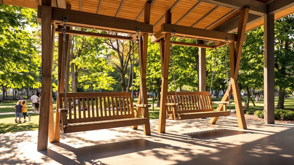 Giant Porch Swing - WhiteClouds