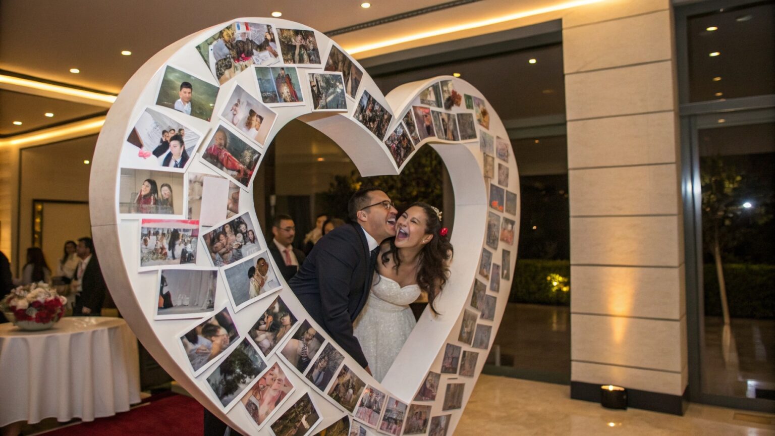 Giant Picture Collage Frame Prop - WhiteClouds