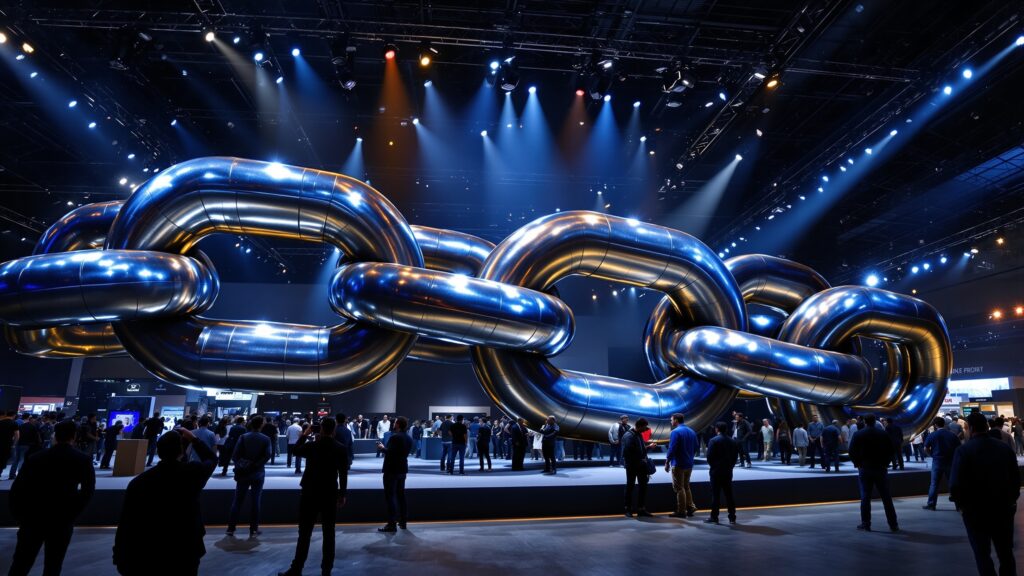 Giant Steel Chains Prop - WhiteClouds