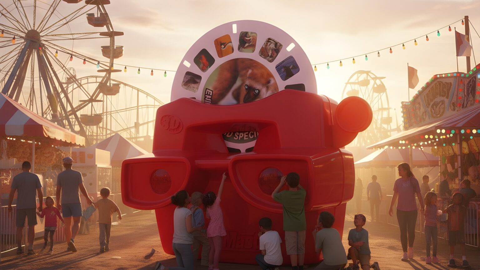 Giant Viewmaster Prop - WhiteClouds