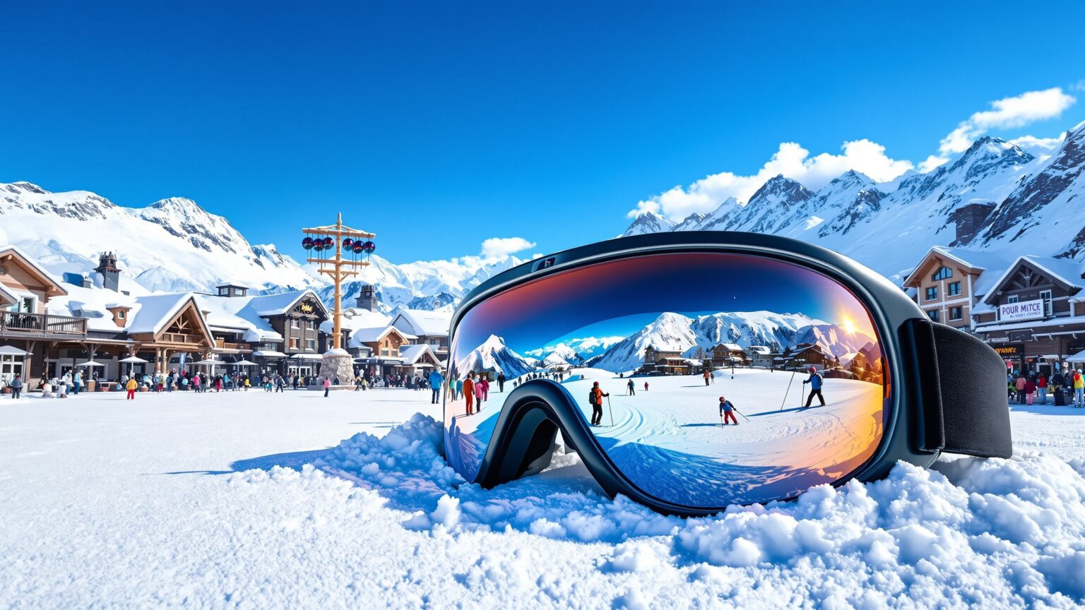 Giant goggles prop - WhiteClouds