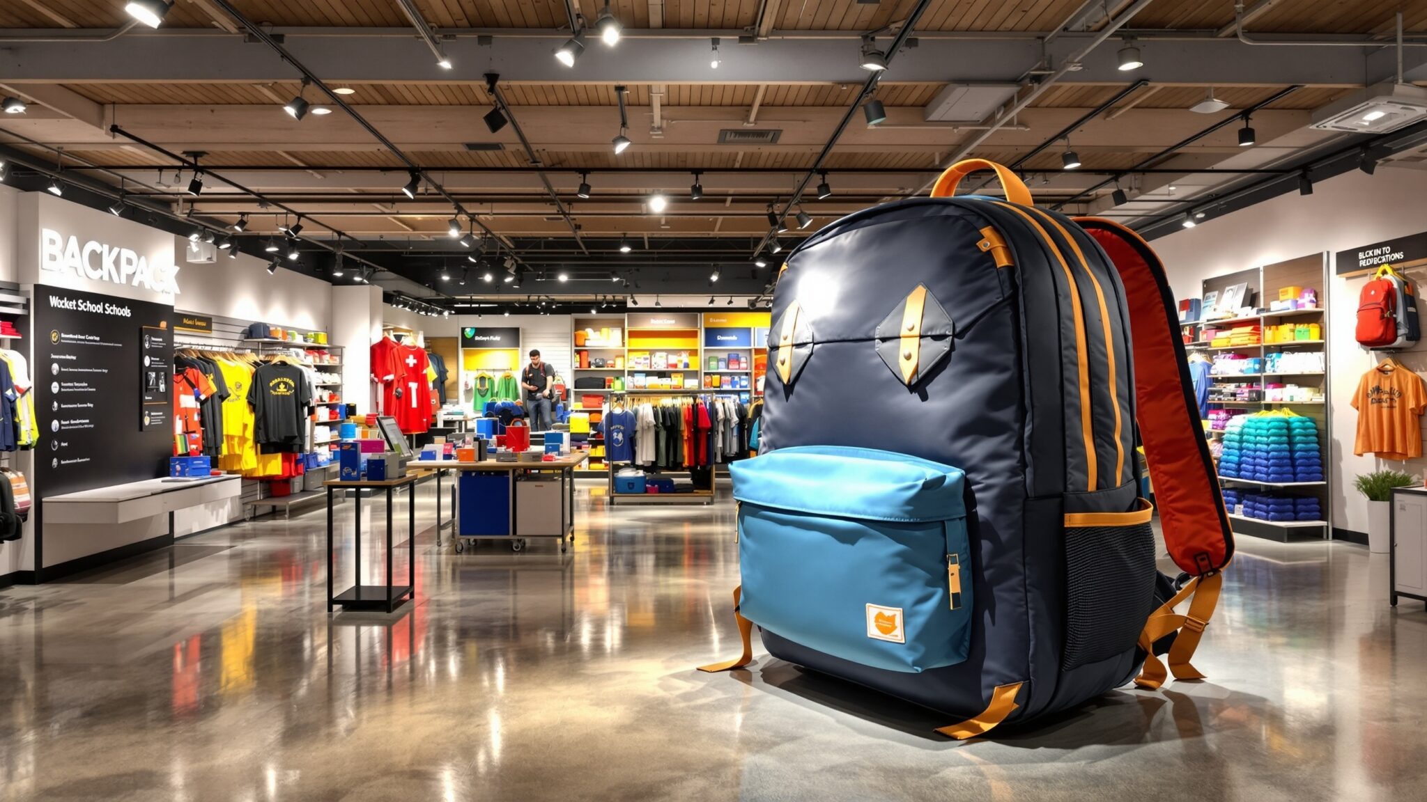 Giant Backpack Prop - WhiteClouds