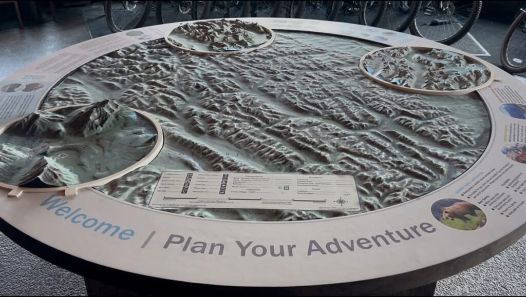 Fairmont Banff Springs 3D Topo Map - WhiteClouds