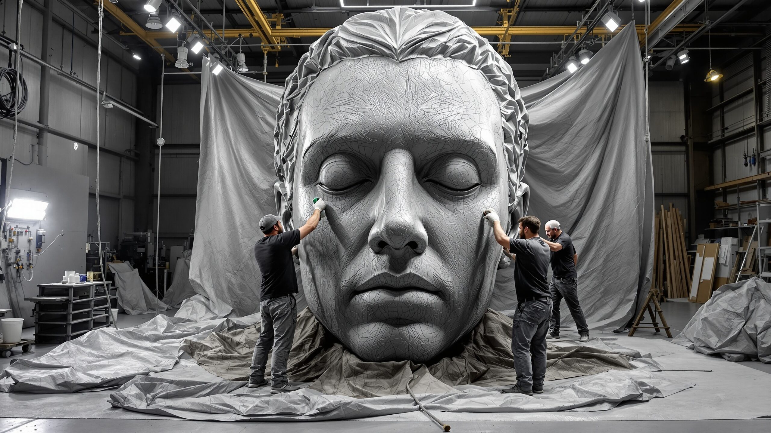 How Oversized Statues Are Fabricated Without Bronze - WhiteClouds