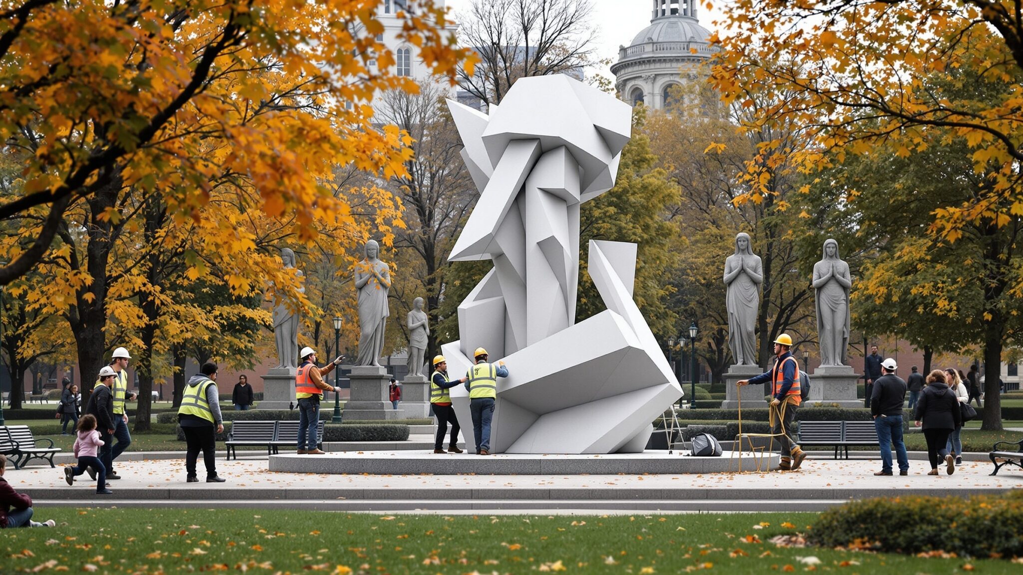 How to Make Statues Portable for Events - WhiteClouds
