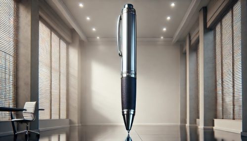 Giant Click Pen Prop - WhiteClouds
